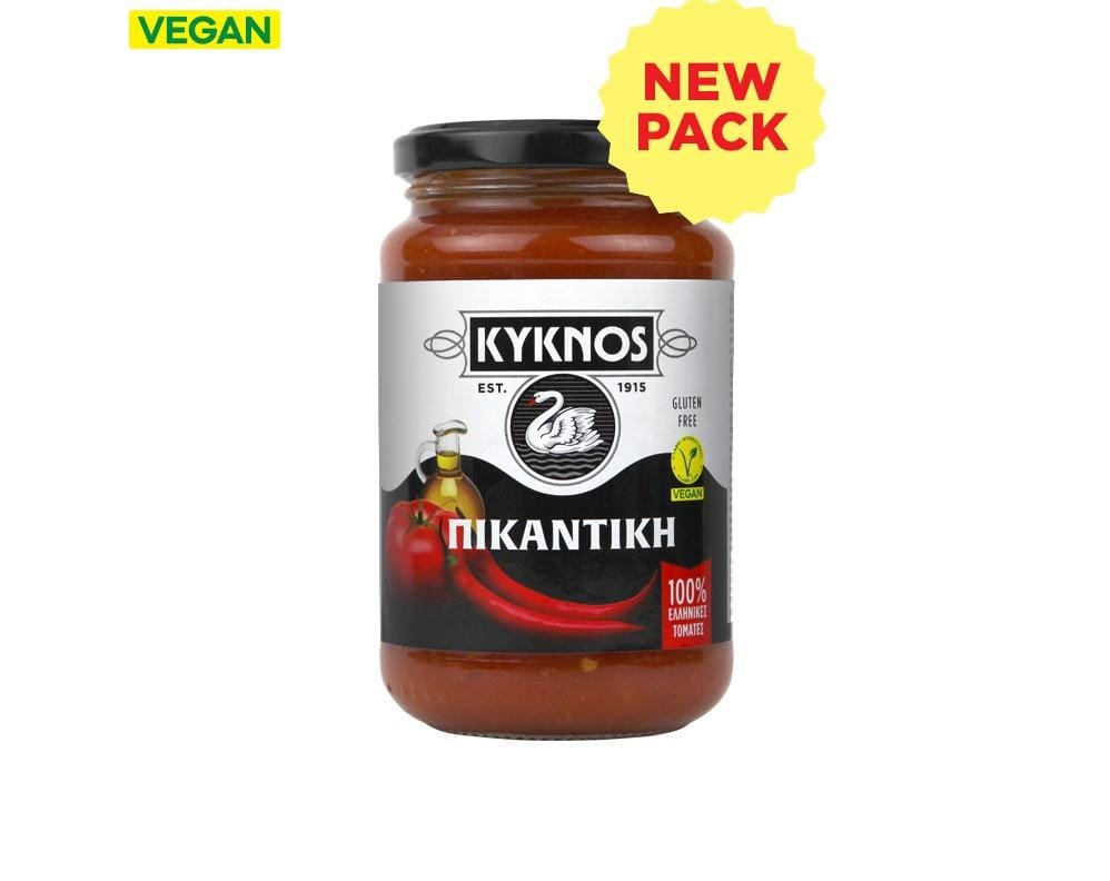 Kyknos Premium Greek Tomato Spicy Sauce 350g | Agora