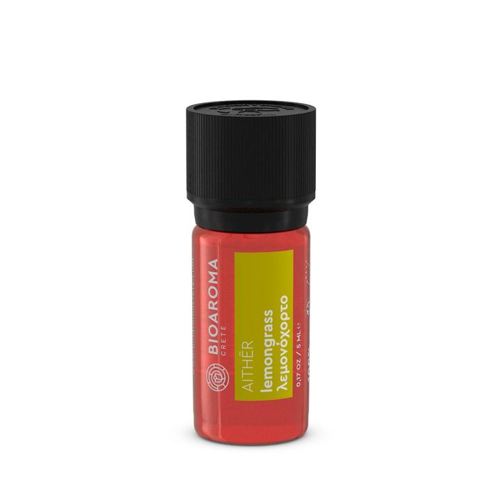 Bioaroma Crete Aither Organic 100% Pure Essential Oil Lemongrass 5ml ...