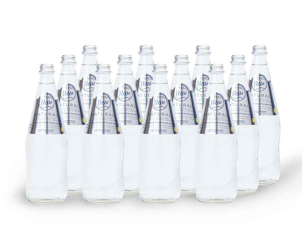 Nissi Greek Mountain Spring Water Glass Bottle 750ml(12pc) | Agora